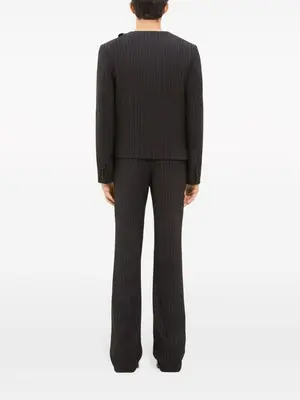 COURREGES Heritage Pinstripe Wool Trousers