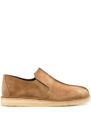 Clarks Desert Mosier Suede Loafers - Brown