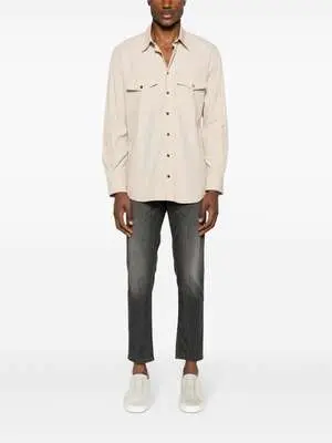 Incotex Low-rise Slim-fit Jeans - Grey