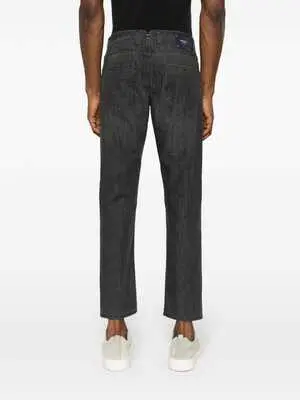 Incotex Low-rise Slim-fit Jeans - Grey