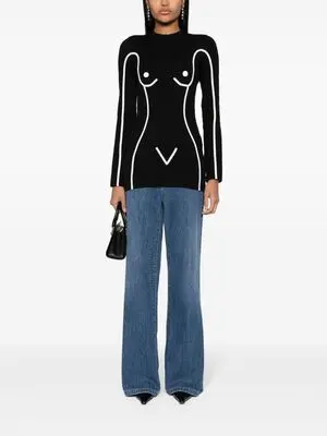 Moschino Mid-rise Straight-leg Jeans