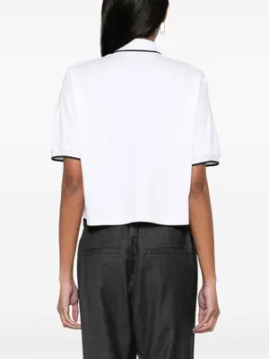 Brunello Cucinelli Cropped Cotton Polo Shirt