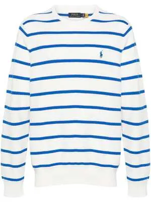 Polo Ralph Lauren Striped Jumper - White