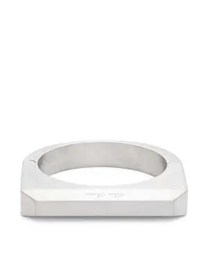 Rick Owens Logo-engraved Bracelet - Silver