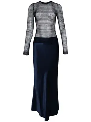 Christopher Esber Refraction Silk Maxi Dress