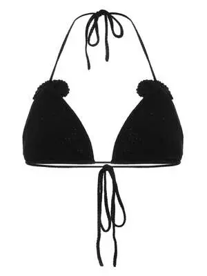 SELF-PORTRAIT Crochet-knit Bikini Top