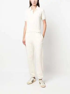 SPORTY & RICH V-neck Polo Top