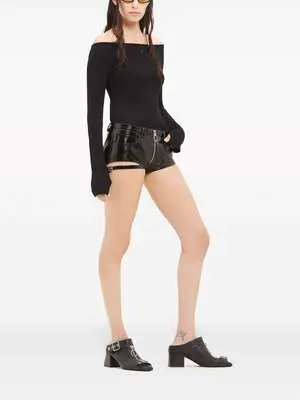 COURREGES Cut-out Mini Shorts