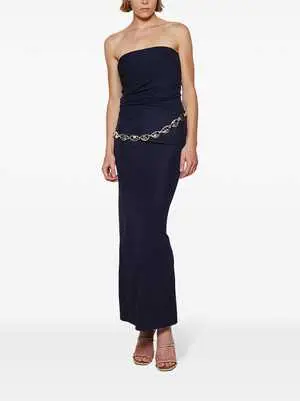 Christopher Esber Chain-detail Maxi Dress - Blue