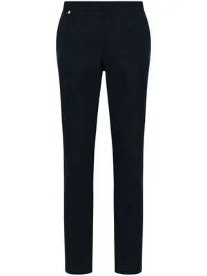 BOSS Tapered-Leg Cotton-Blend Trousers