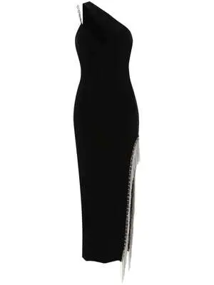Crystal Embellished Fringe Dresses