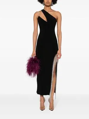 NISSA Crystal-embellished Maxi Dress
