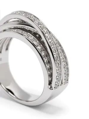Tom Wood Orb Slim Crystal Ring