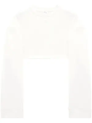 COURREGES Cocoon Cropped Sweatshirt