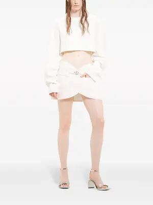 COURREGES Cocoon Cropped Sweatshirt