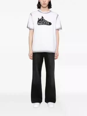 MOSTLY HEARD RARELY SEEN Black Out Air Cotton T-shirt