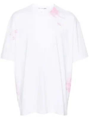 Comme Des Garçons Splatter-print Cotton T-shirt