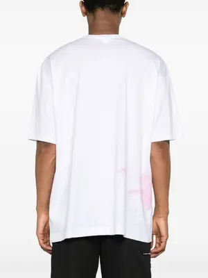Comme Des Garçons Splatter-print Cotton T-shirt