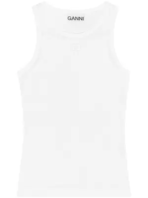 GANNI - GANNI Ribbed Tank Top
