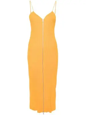 JIL SANDER Knitted Zip-up Dress
