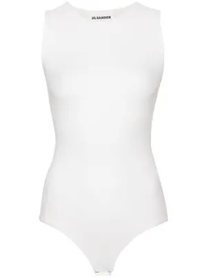 JIL SANDER Stretch-design Bodysuit - White