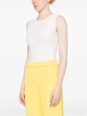 JIL SANDER Stretch-design Bodysuit - White