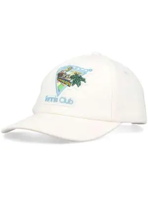 Casablanca Afro Cubismo Tennis Club Baseball Cap - White