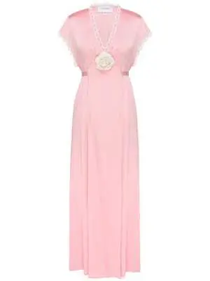 Sleeper The Genus Satin Dress - Pink