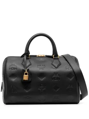 Mcm Medium Maxi Leather Tote Bag
