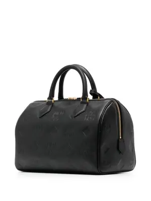 Mcm Medium Maxi Leather Tote Bag