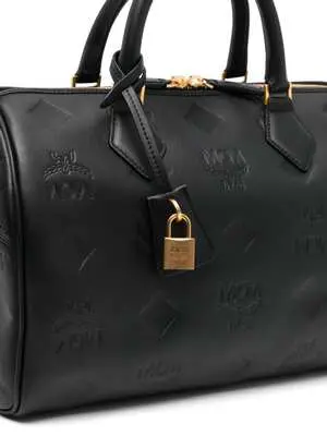 Mcm Medium Maxi Leather Tote Bag