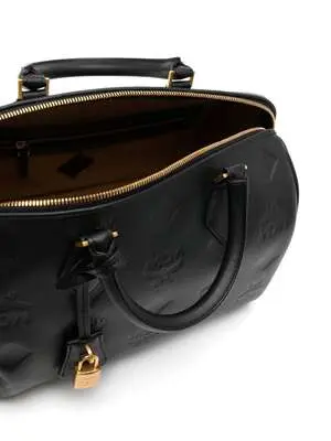 Mcm Medium Maxi Leather Tote Bag