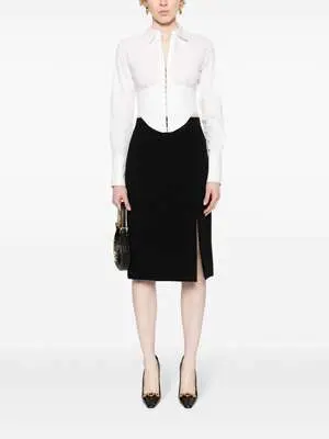 Dolce & Gabbana Side-slit Pencil Skirt