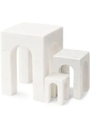GEJST Arkis Bookends - White
