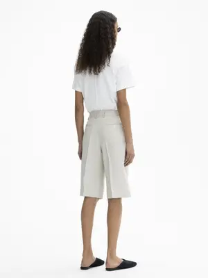 HOUSE OF DAGMAR Tailored Linen Shorts