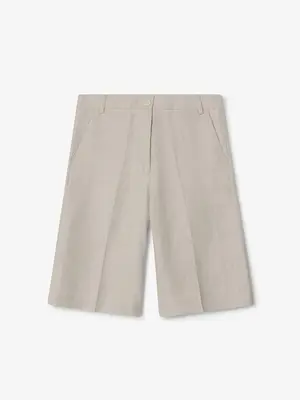 HOUSE OF DAGMAR Tailored Linen Shorts