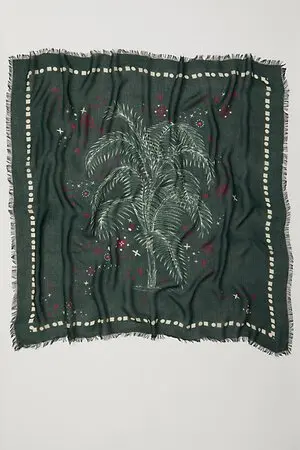 Free People FREE PEOPLE Iconic Print Bandana Green