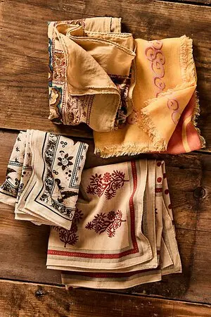 Free People FREE PEOPLE Iconic Print Bandana Orange
