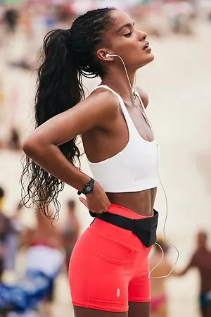 Free People Never Better Run Shorts Electric Sunset