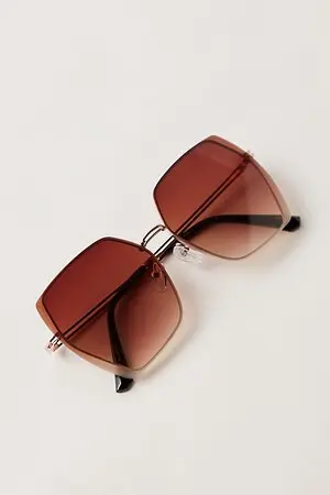 Free People Stella Square Sunnies