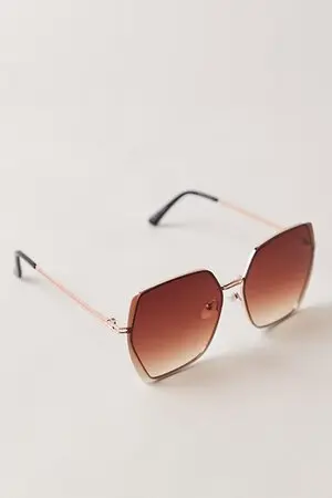 Free People Stella Square Sunnies