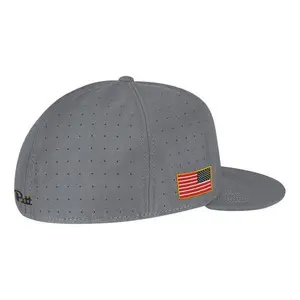 Nike Pitt Panthers Aerobill Fitted Hat With Usa Side Patch