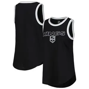 G-III 4HER BY CARL BANKS Los Angeles Kings Strategy Tank Top - Black