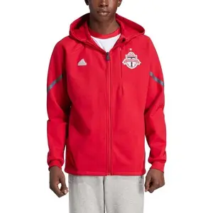 Adidas Toronto Fc 2024 Anthem Travel Raglan Sleeve Full-zip Jacket - Red