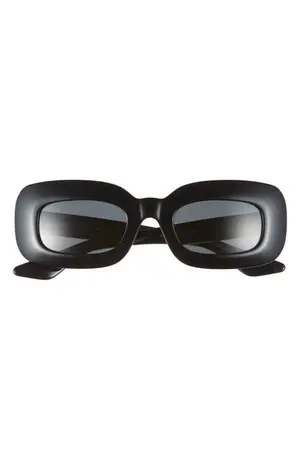 Oliver Spencer 1966c 49mm Square Sunglasses - Black