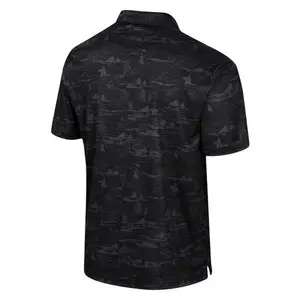 COLOSSEUM Iowa Hawkeyes Daly Print Polo