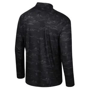 COLOSSEUM Iowa Hawkeyes Carson Raglan Quarter-zip Jacket