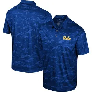 COLOSSEUM Ucla Bruins Daly Print Polo - Blue