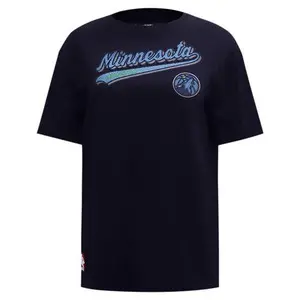PRO STANDARD Minnesota Timberwolves Script Boyfriend T-shirt