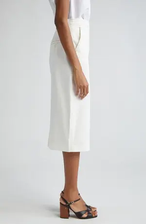 Max Mara Zulia Denim Pencil Skirt